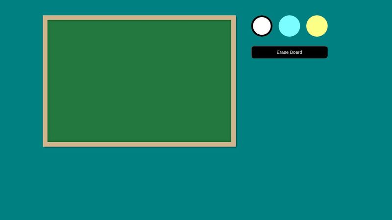 JQuery Canvas Chalkboard