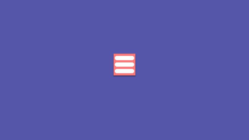 Animated Hamburger Menu Icon