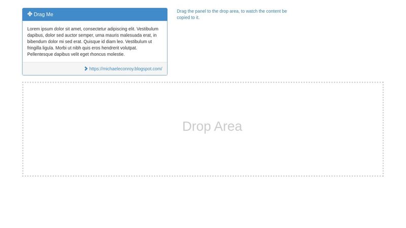 Dragging & Targets in AngularJS