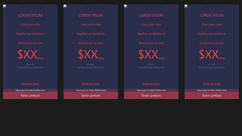 Bootstrap vanilla card carousel