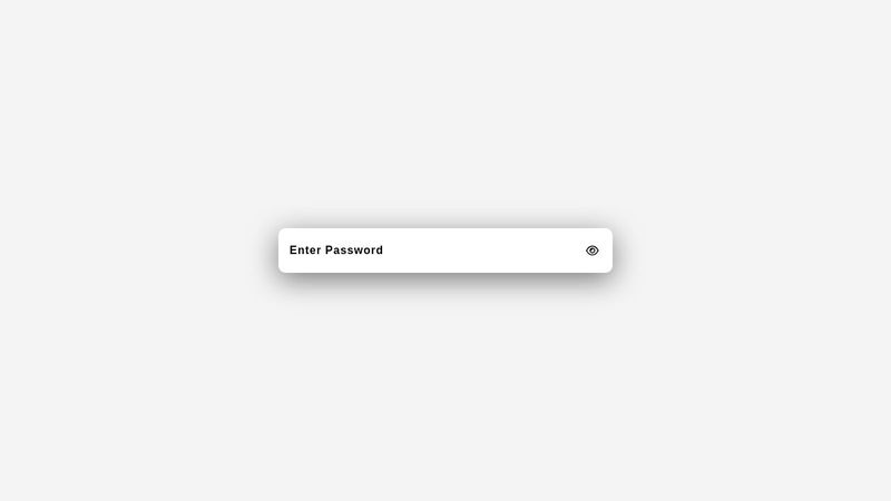 show and hide password