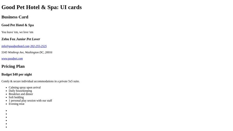 CSS Box Exercise template