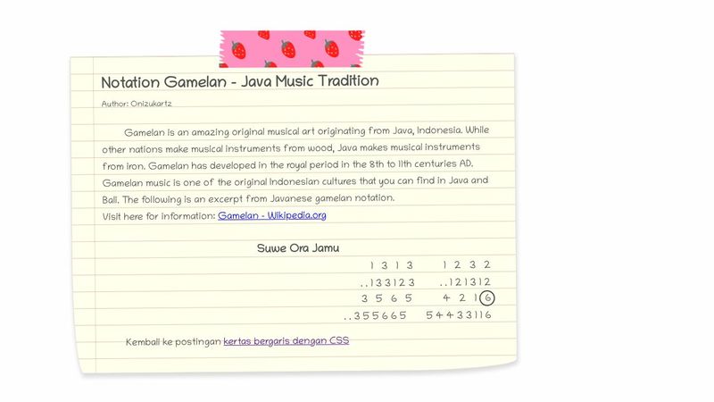 Sticky Note with CSS