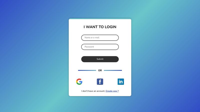 Modern Login Form [HTML & CSS ONLY]