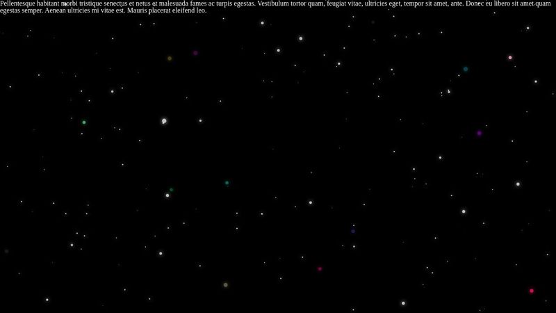 parallax star background