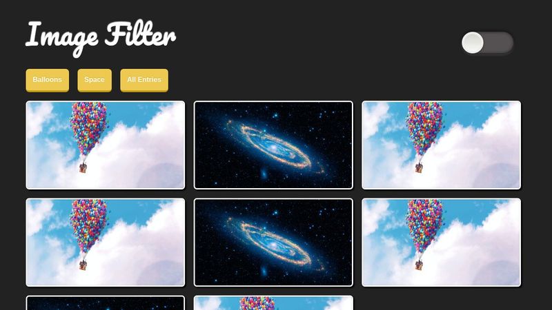 Filterable Gallery w/ pure CSS Lightbox (WIP)