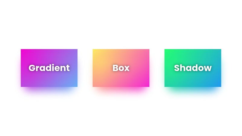 Gradient drop shadow