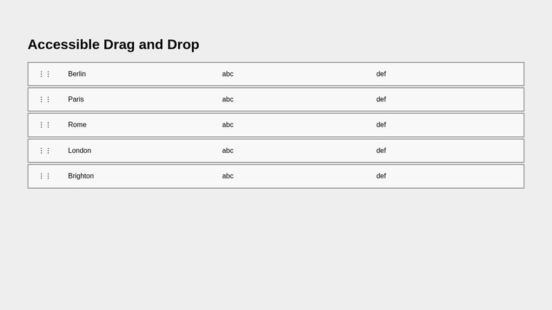 drag and drop listbox