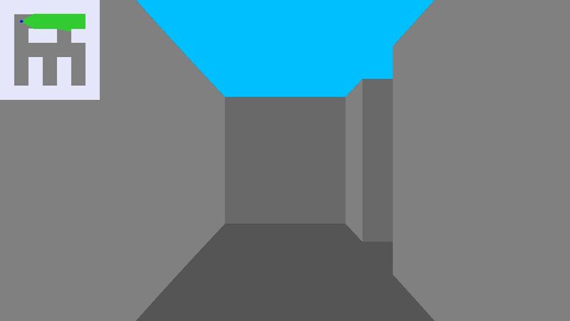 3D JavaScript Raycasting Game Prototype