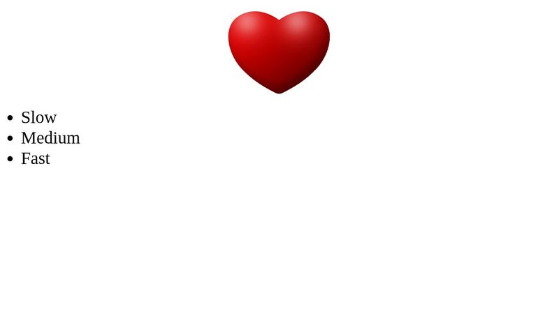 Heart Beat Animation CSS