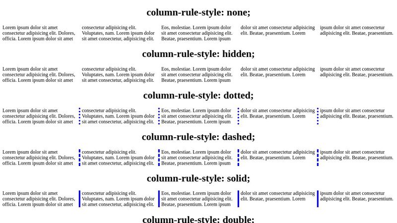 column-rule-style