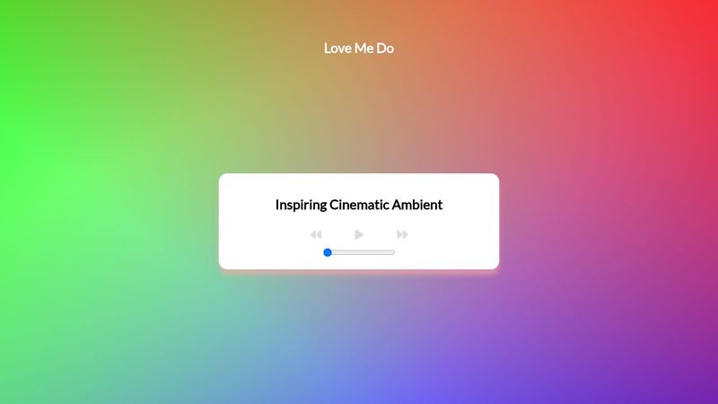 Music Player Using Vanilla JS