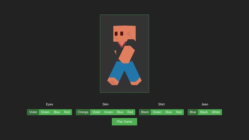 Pure CSS 3D RPG