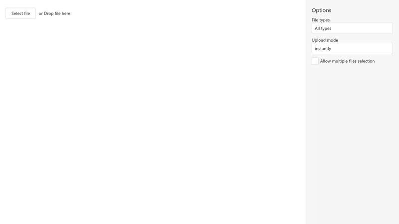 Async Upload - DevExtreme File Uploader