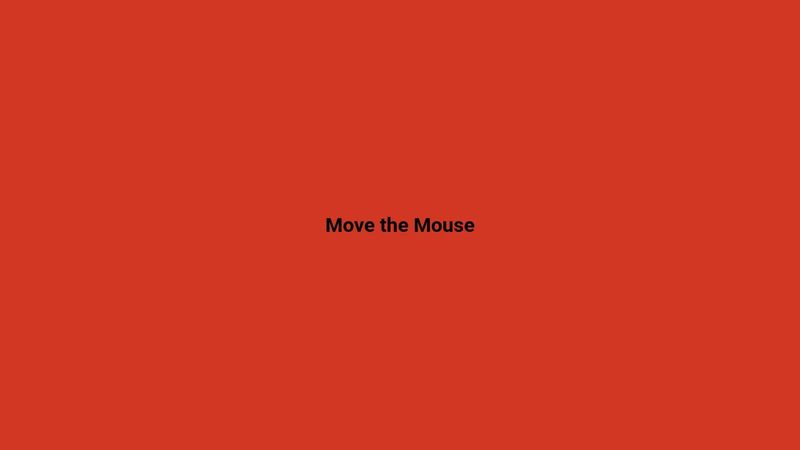 Change Background Color On MouseMove