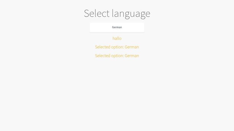 Vue Language Selector