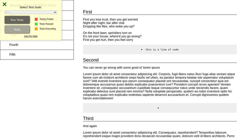 FreeCodeCamp: Technical Documentation Page