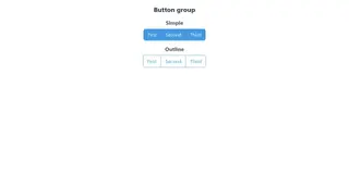 TailwindCSS: Button group