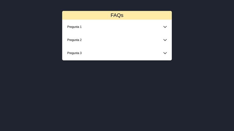 Faqs accordion - HTML Only (No JS) + Custom Properties