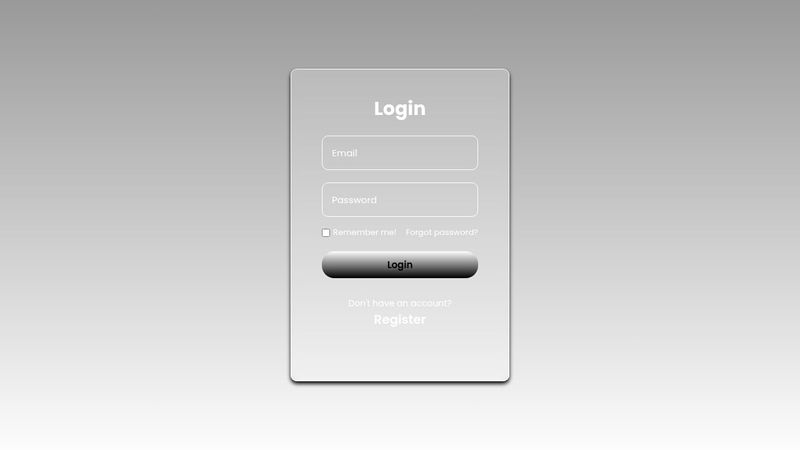 Login Form Website