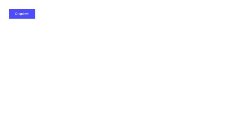 Simple Css Dropdown