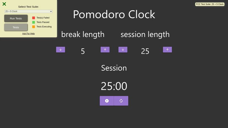 Pomodoro Clock