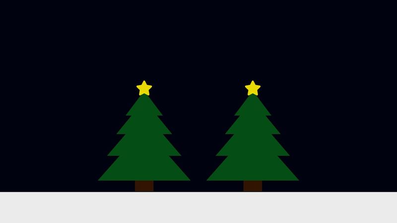 Twin Christmas Tree CSS