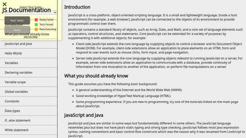Technical Documentation Page