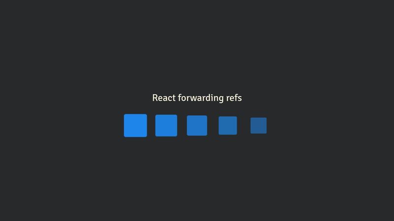 React forwarding refs