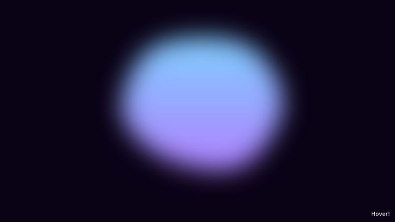60° Gradient Morphing Blob