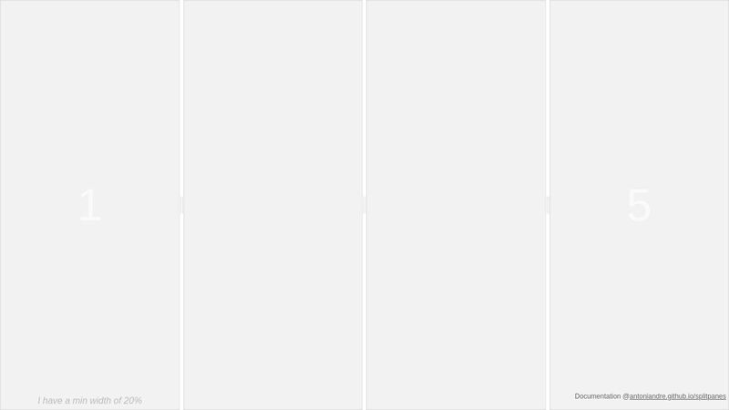 Splitpanes for Vue JS