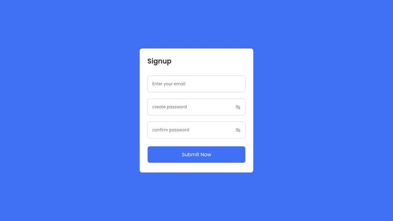 Js How To Validate Email And Password In Html Css And Javascript Form Validation