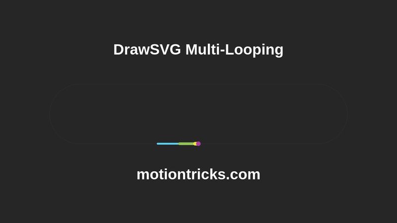 Multicolor/target Looping (New DrawSVG)