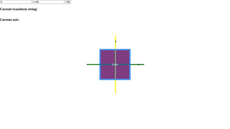 3D Rotate CSS Utility Calculator