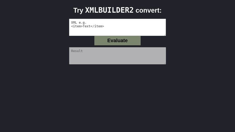 Try xmlbuilder2