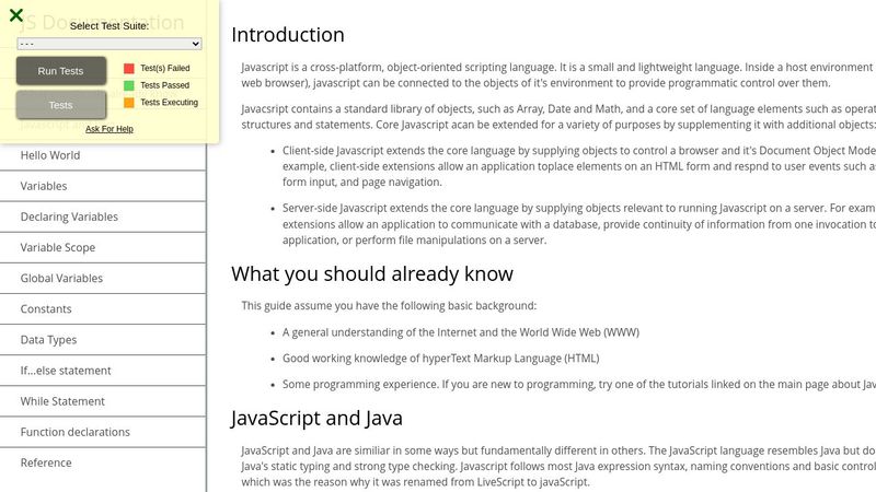 Fork Me! FCC: Technical Documentation Page