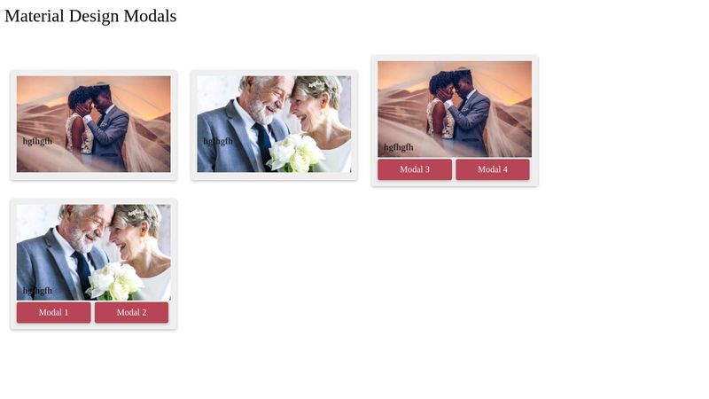 Responsive Modal Design booking