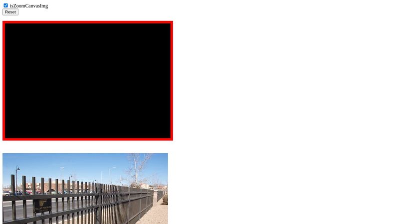 Canvas Image Dragging and Zooming