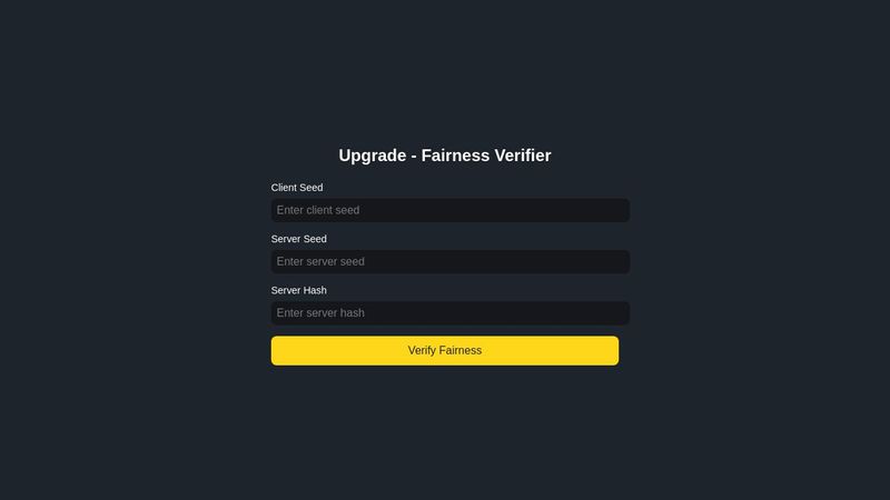 Upgrade - Fairness Verifier