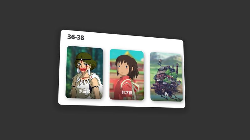 3D CSS Parallax Depth Effect