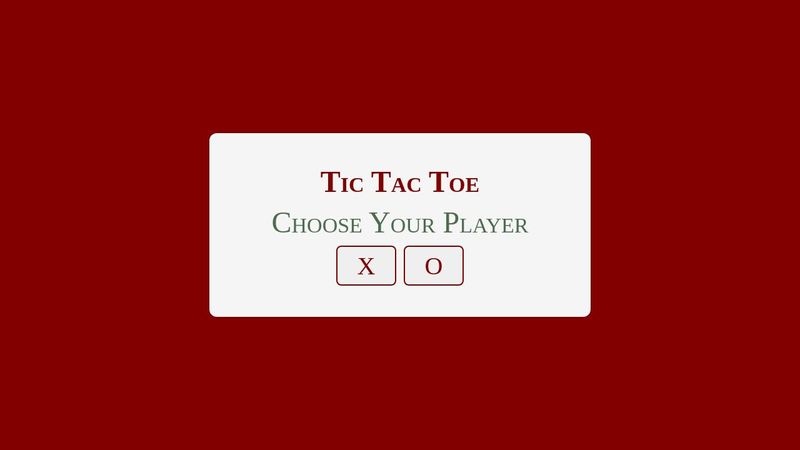 tic tac toe with HTML CSS and JS