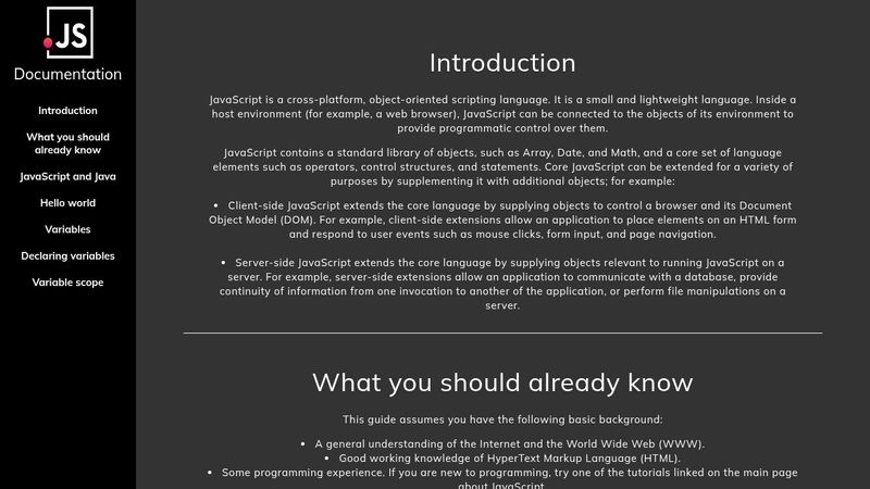 freeCodeCamp Technical Documentation Page