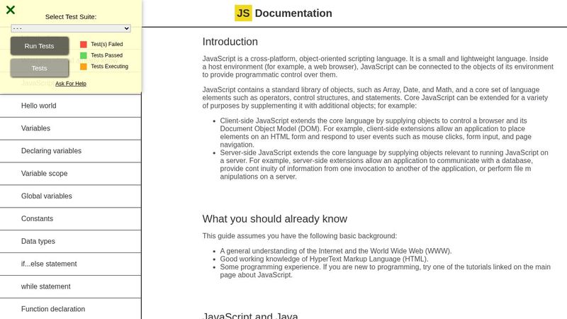 fcc-technical documentation page