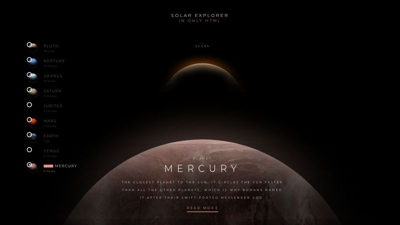 Solar system(Jamie Coulter) Only html