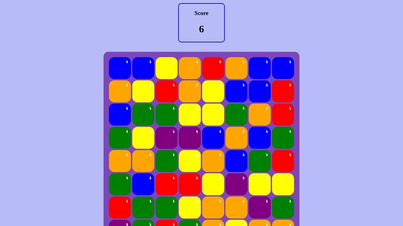 Candy Crush - JavaScript, HTML and CSS