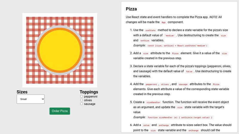 Pizza (React)