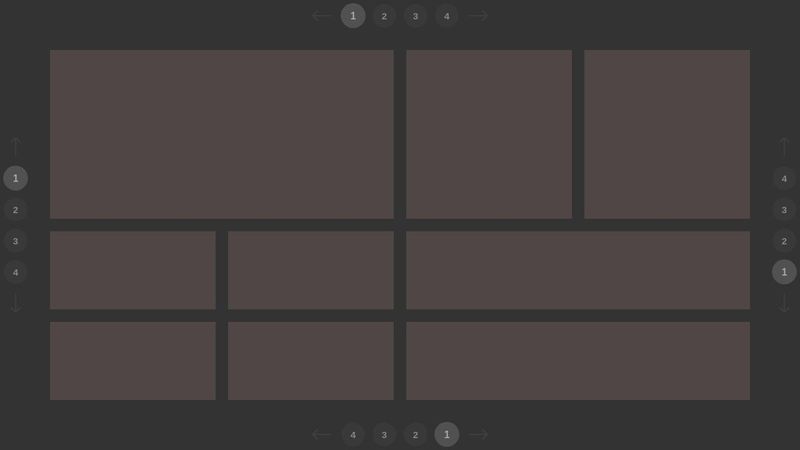 CodePen Challenge: Complex Navigation - Directional Navigation