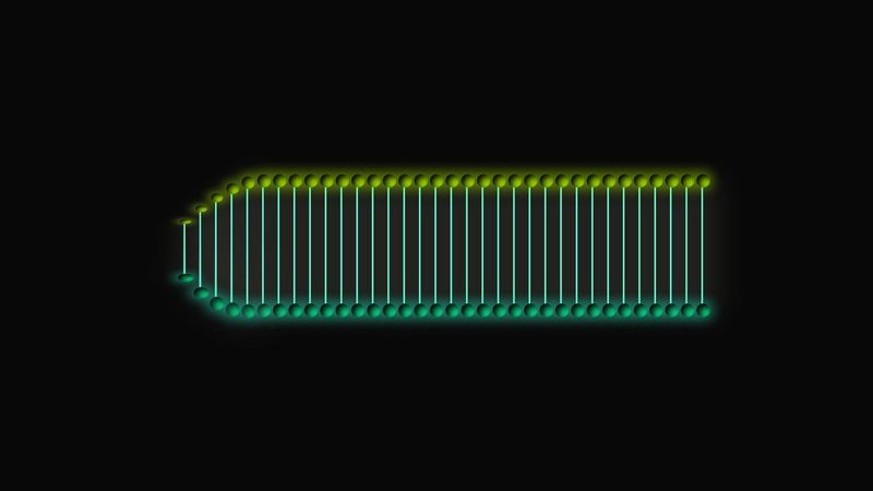 DNA animation only HTML and CSS