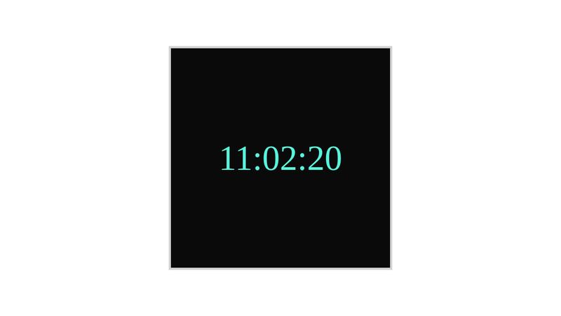 JavaScript - Digital Clock