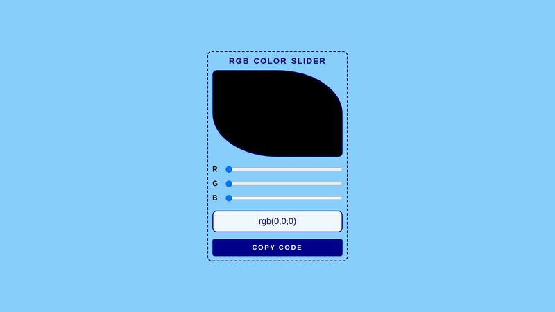 RGB Color Slider